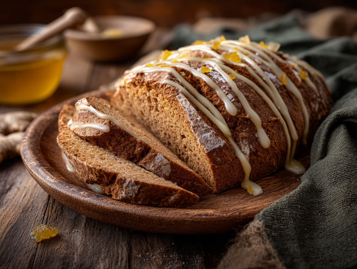Warm Spiced Gingerbread Loaf
